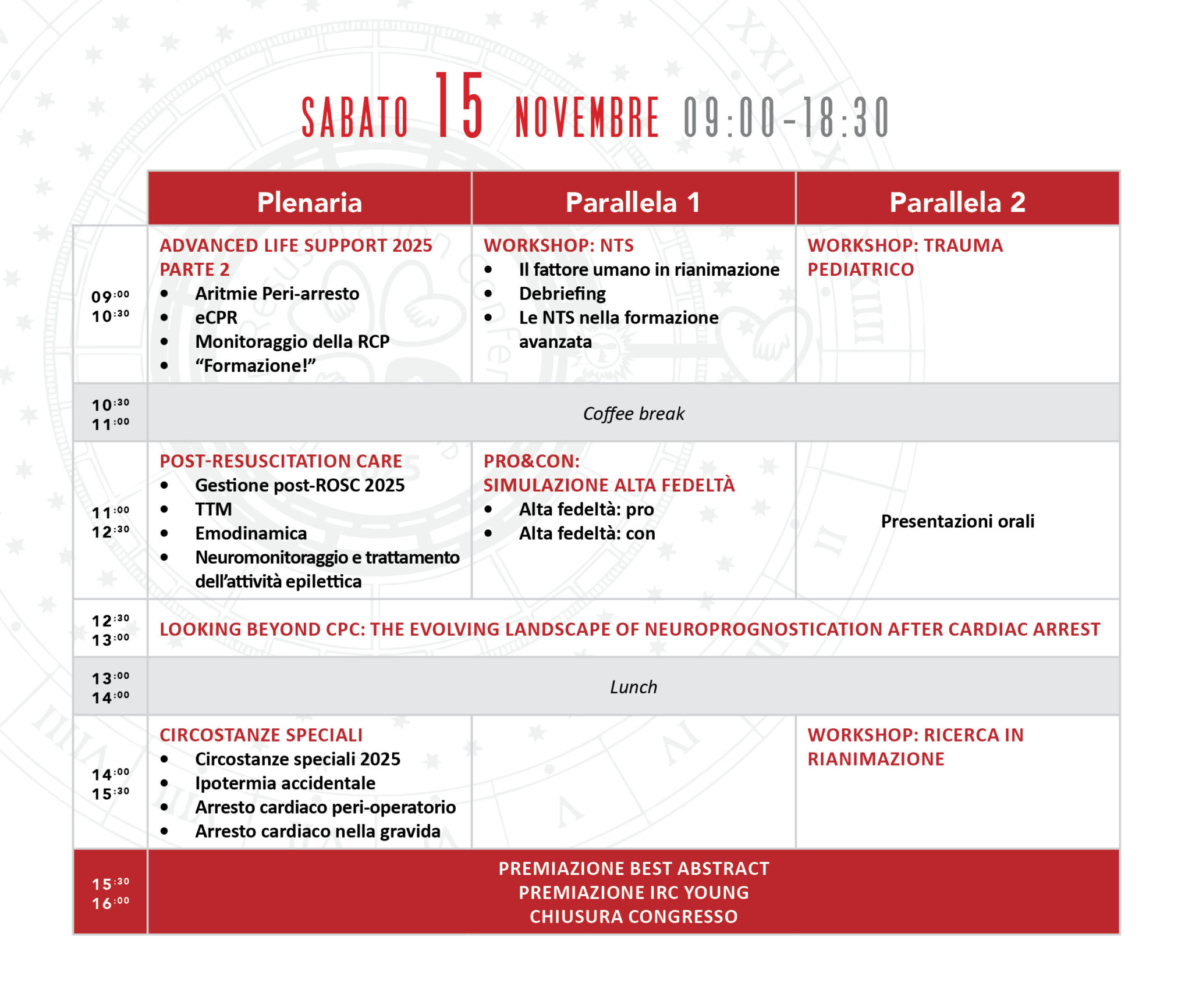 Programma – IRC Congressi
