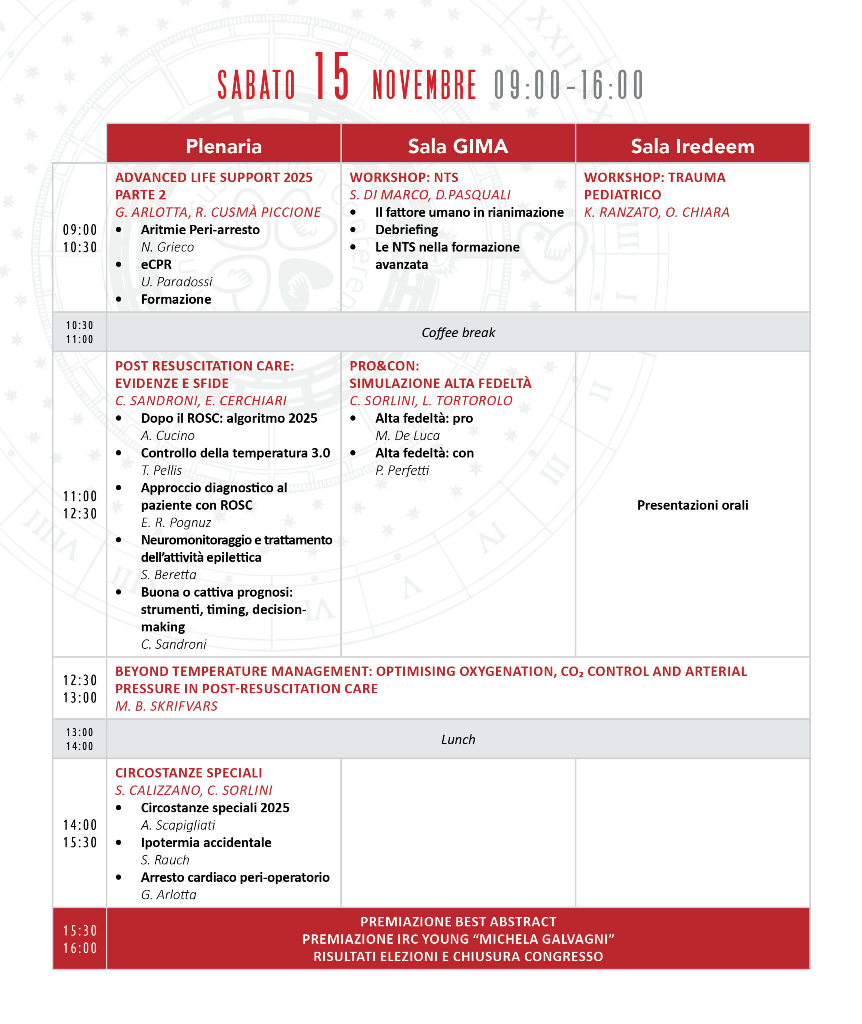Programma – IRC Congressi